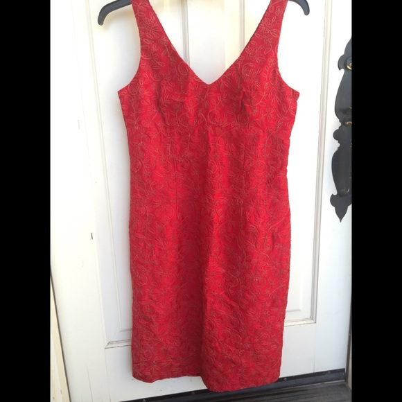 Mica | Dresses | Mica Red Corde Silk Sundress Beautiful Dress | Poshmark